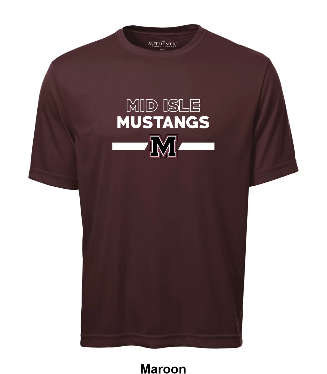 Mid Isle Mustangs - Baseline - Pro Team Tee – Chuckie's Sports Excellence